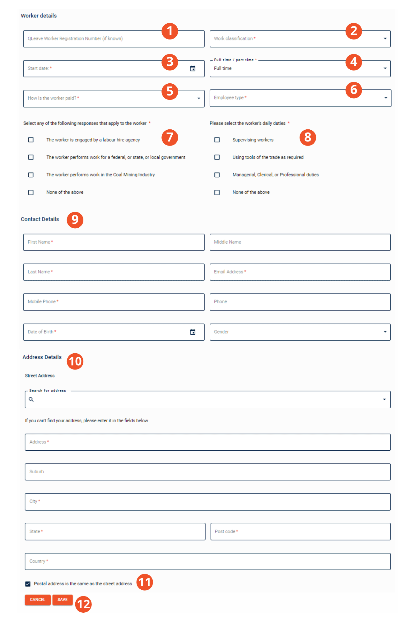 How to start or terminate a worker | QLeave
