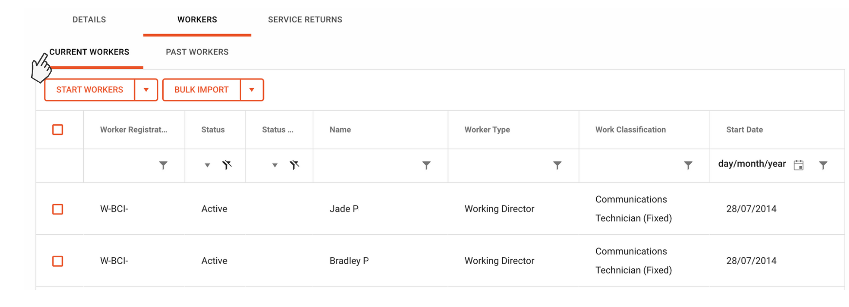 How to start or terminate a worker | QLeave
